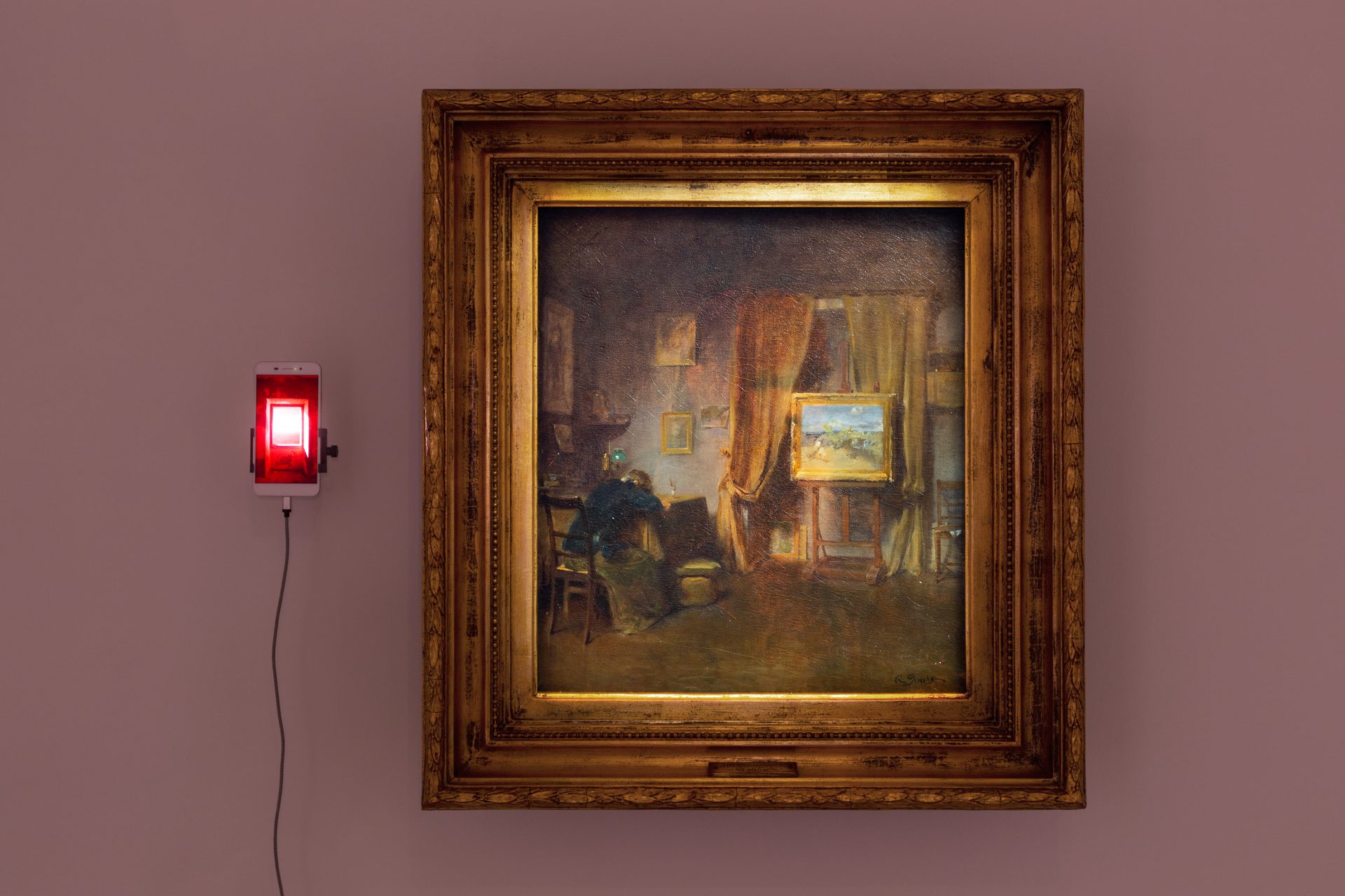 Evan Roth - Red Lines with Landscapes: Portugal - Fidelidade Arte